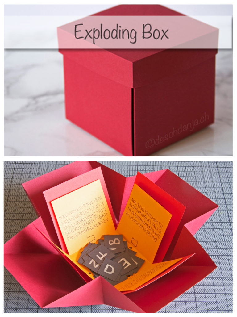 Exploding Box - Geschenk Ideen auf deschdanja.ch